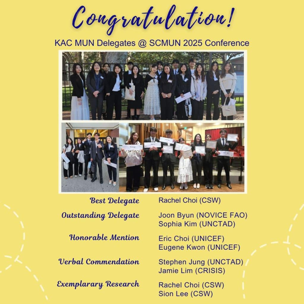 MODEL UNITED NATIONS (MUN) - KACLA